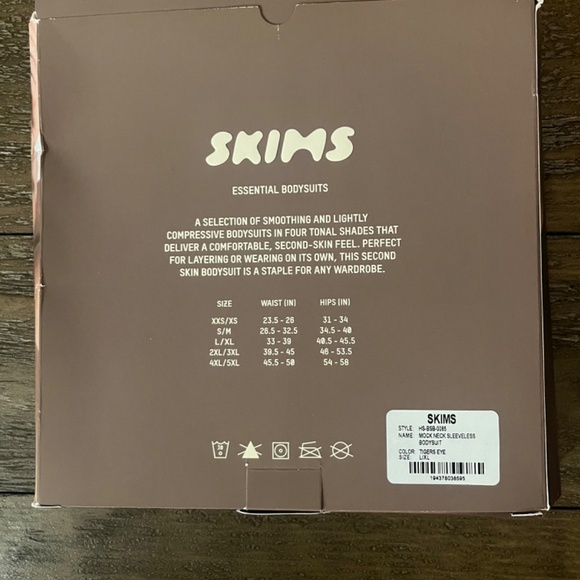SKIMS | Tops | Skims Mock Neck Sleeveless Bodysuit | Poshmark